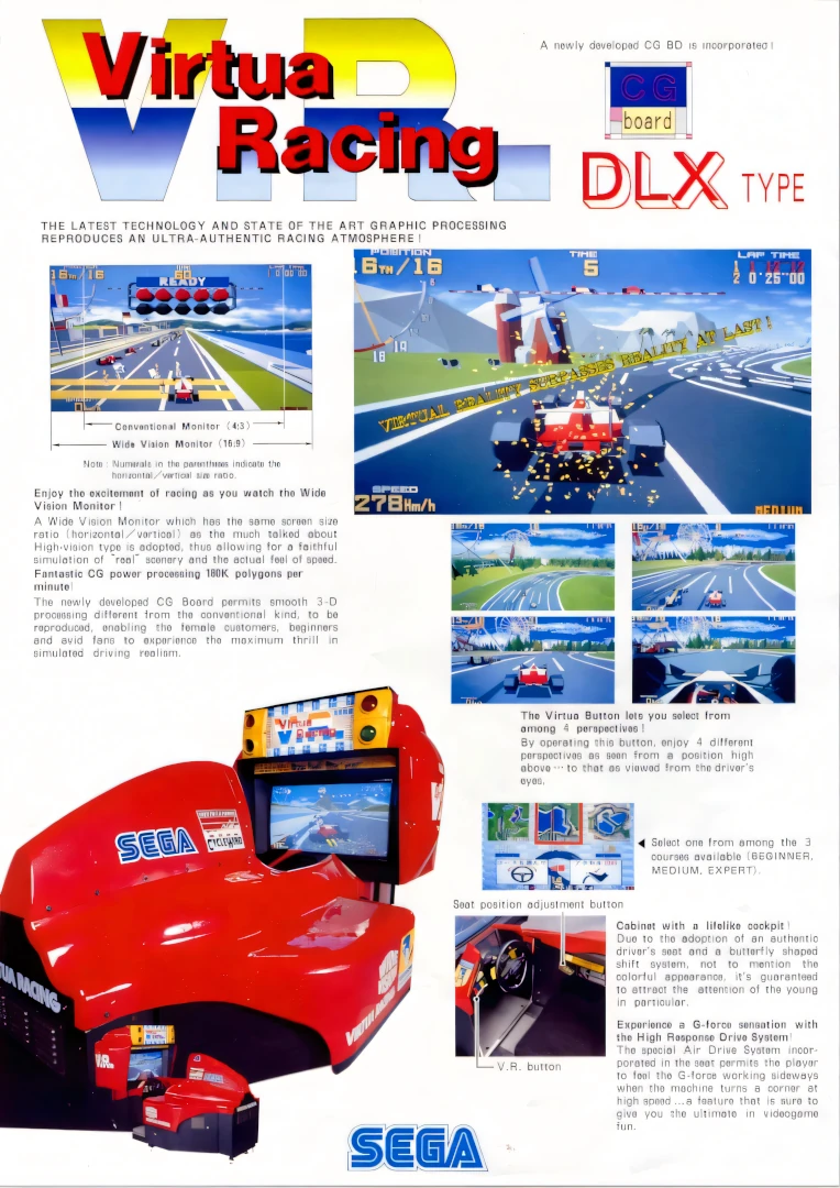 V.R. : Virtua Racing — Retro Archives