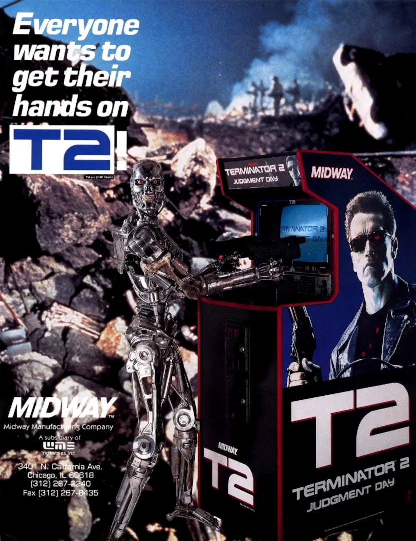 Terminator 2 : Judgment Day (Midway Manufacturing Company) — Retro Archives